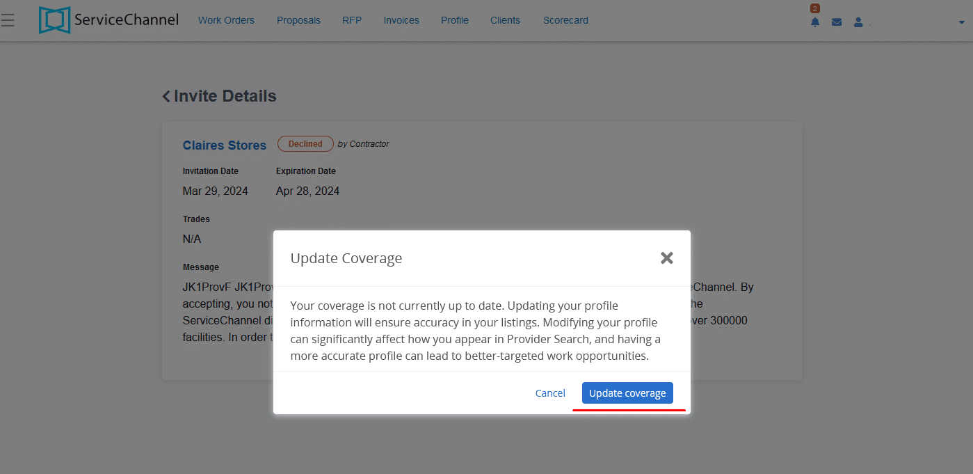 Get all the right work orders | ServiceChannel